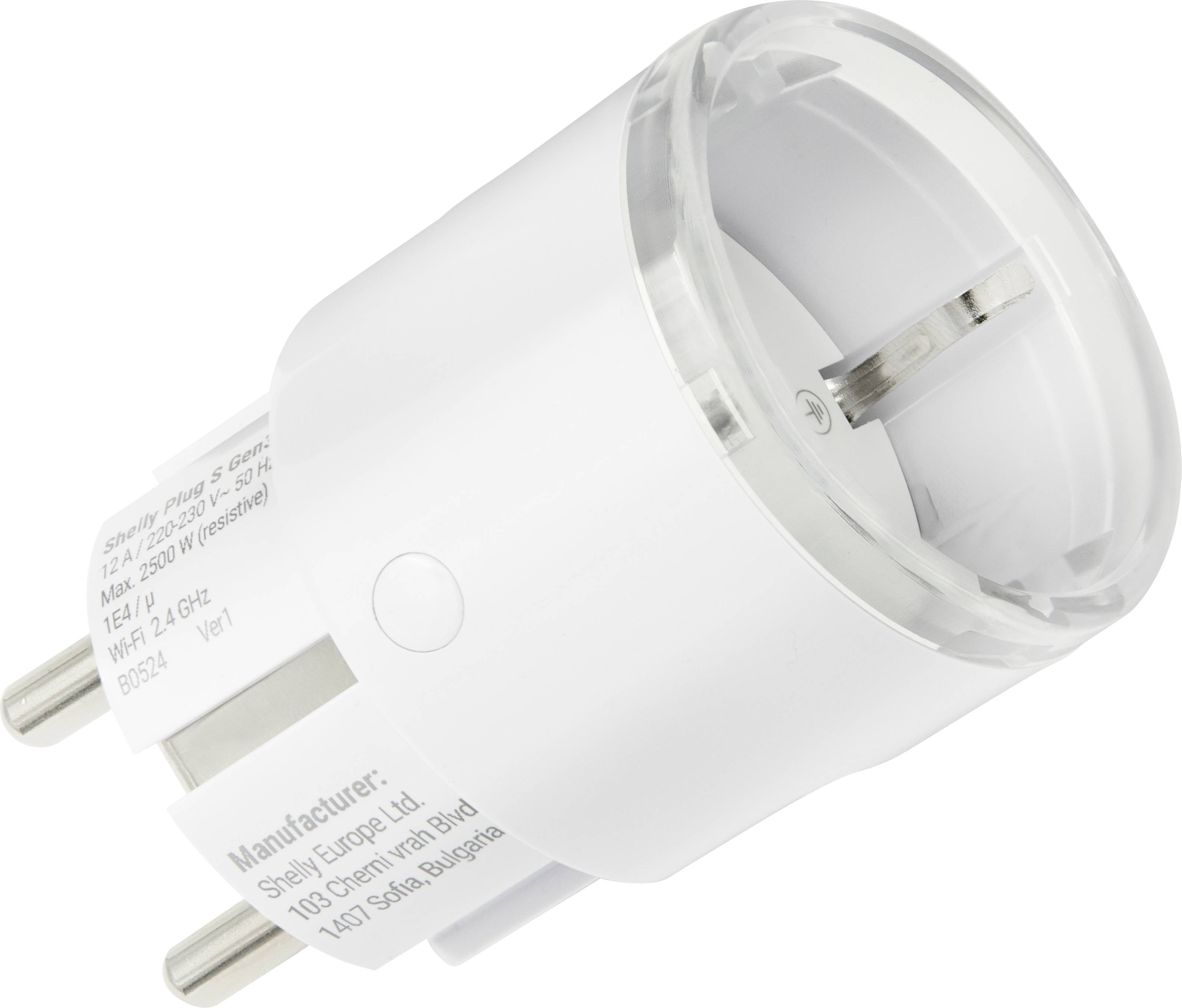 Shelly Shelly Plug S Gen3 White Steckdose Bluetooth, Wi-Fi ...